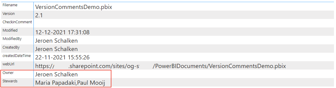 Power BI version history from a SharePoint Document Library using Power ...